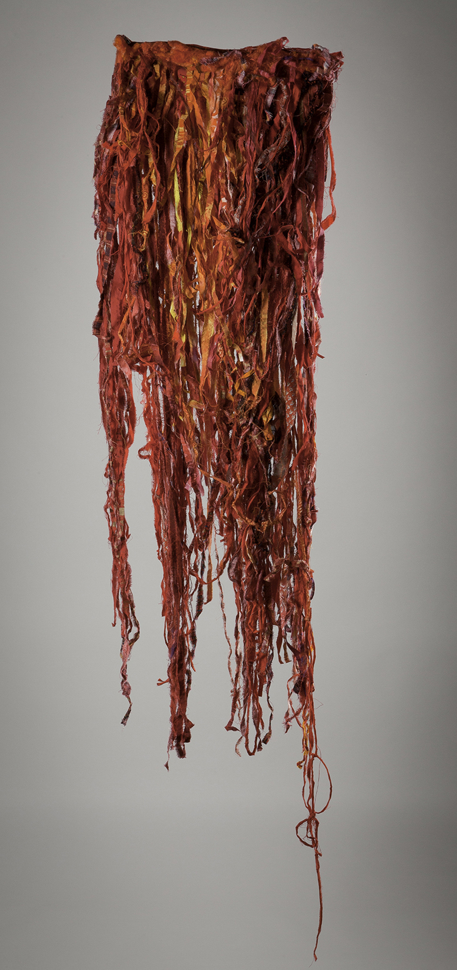 » ClairanFerrono.Fire Fiber Art Red